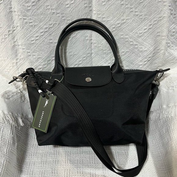 Longchamp | Bags | Small Longchamp Black Handbag Crossbody Bag | Poshmark